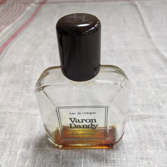 Vintage 1970s Varon Dandy Cologne Bottle - Gem