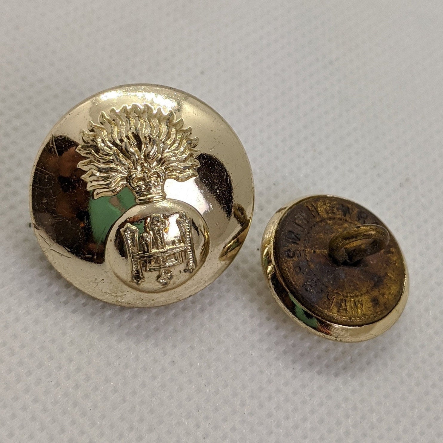 Vintage c1950s British Military ButtonsRoyal Innskilling | Etsy