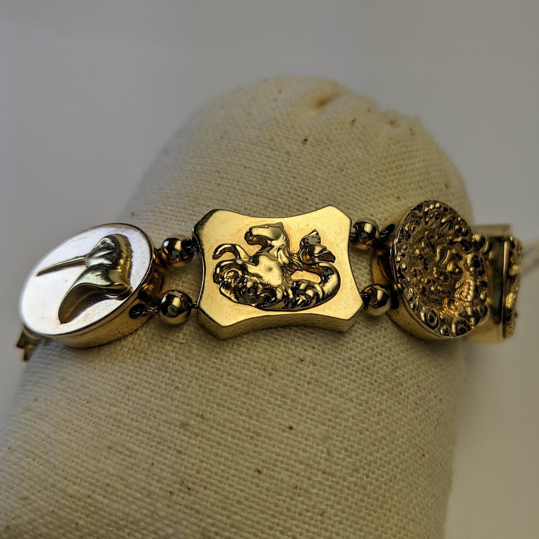 Vintage Art Deco 14k Slide Bracelet—8.5" Length, Heavy 62g Weight - Etsy