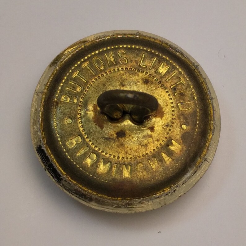 Vintage C1950s-1960s British Military Uniform Brass Buttons— Queen ...