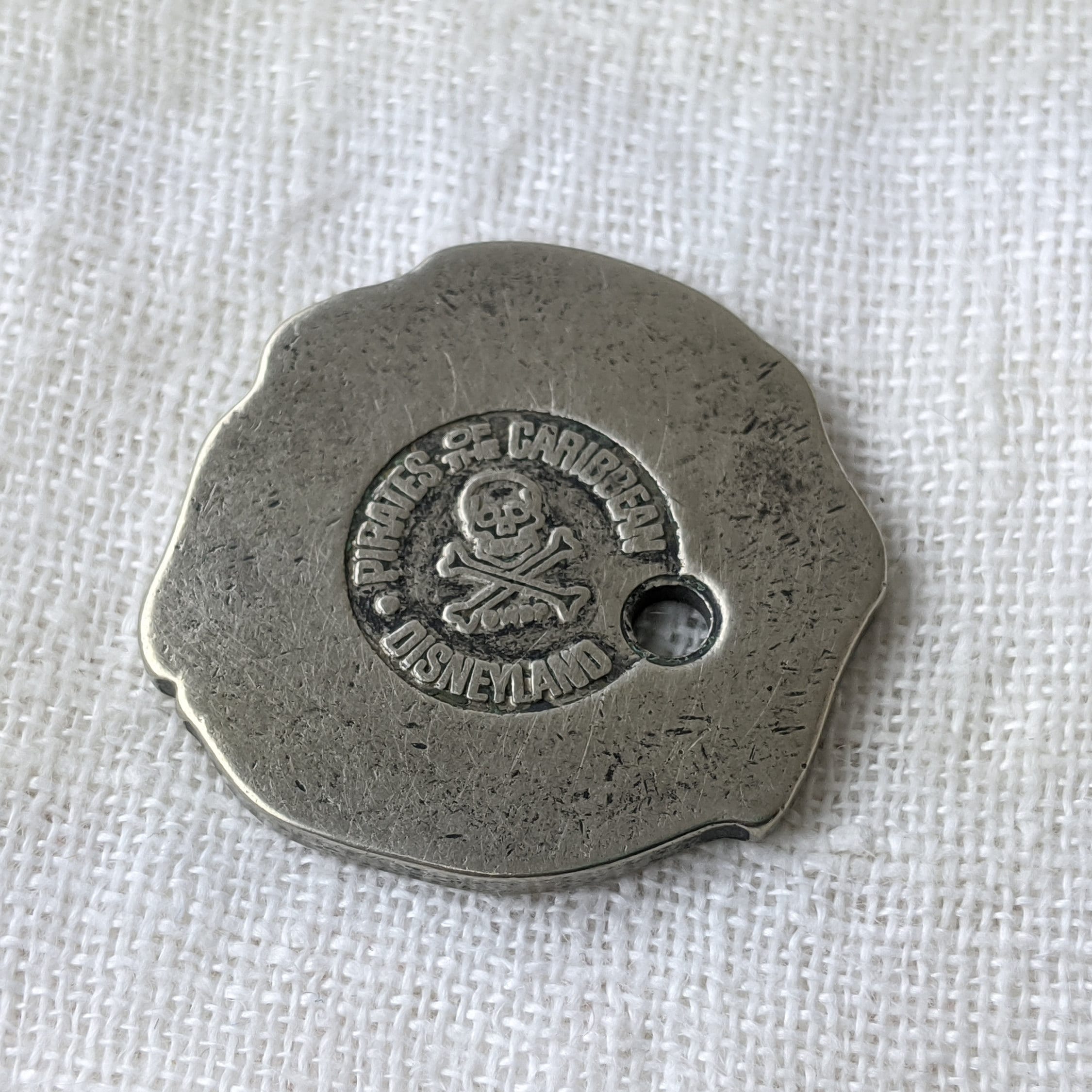 Vintage Disneyland Pirates of the Caribbean Doubloon Coin: Rare Blank ...