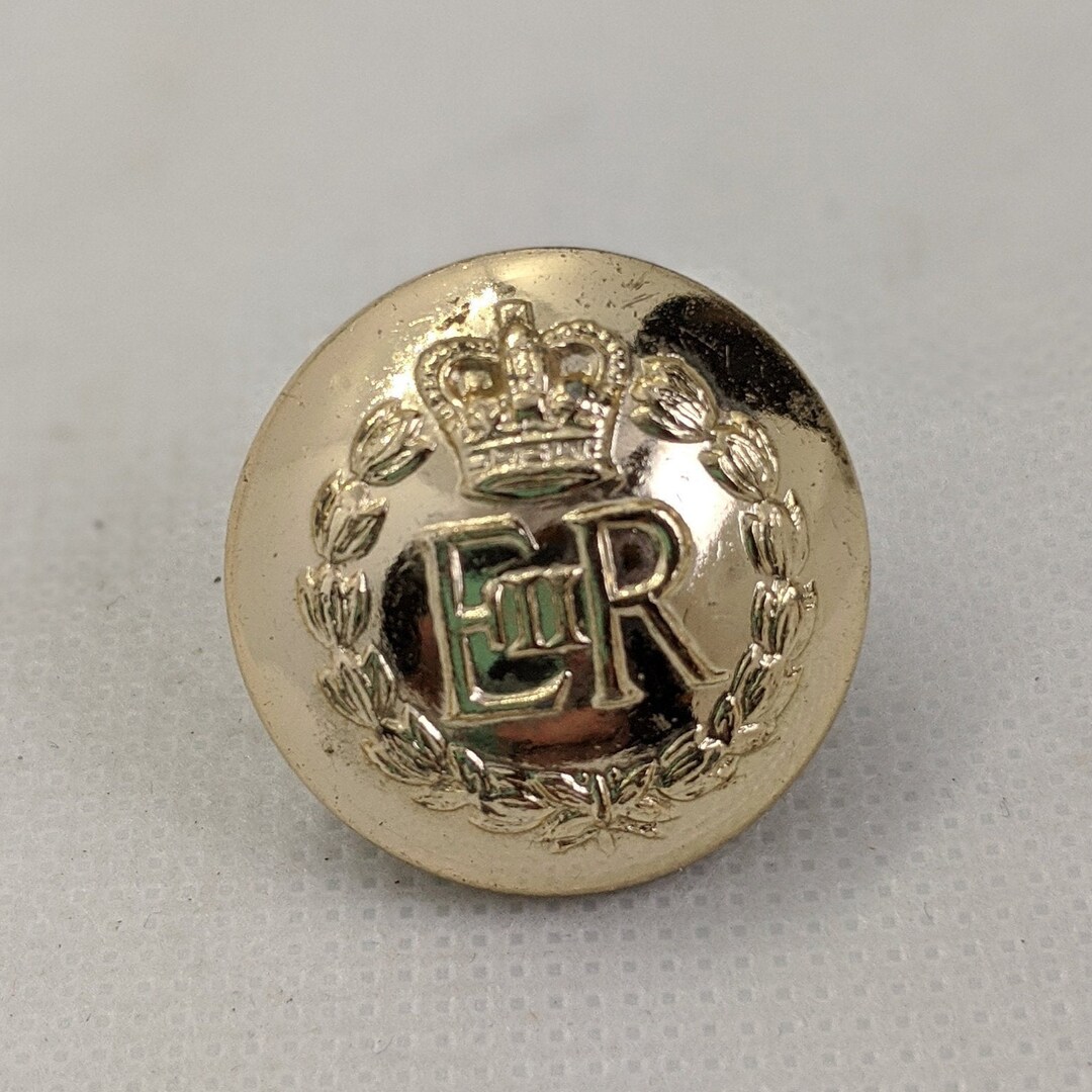 Vintage 1950s-60s British Military Uniform Brass Buttons—queen ...