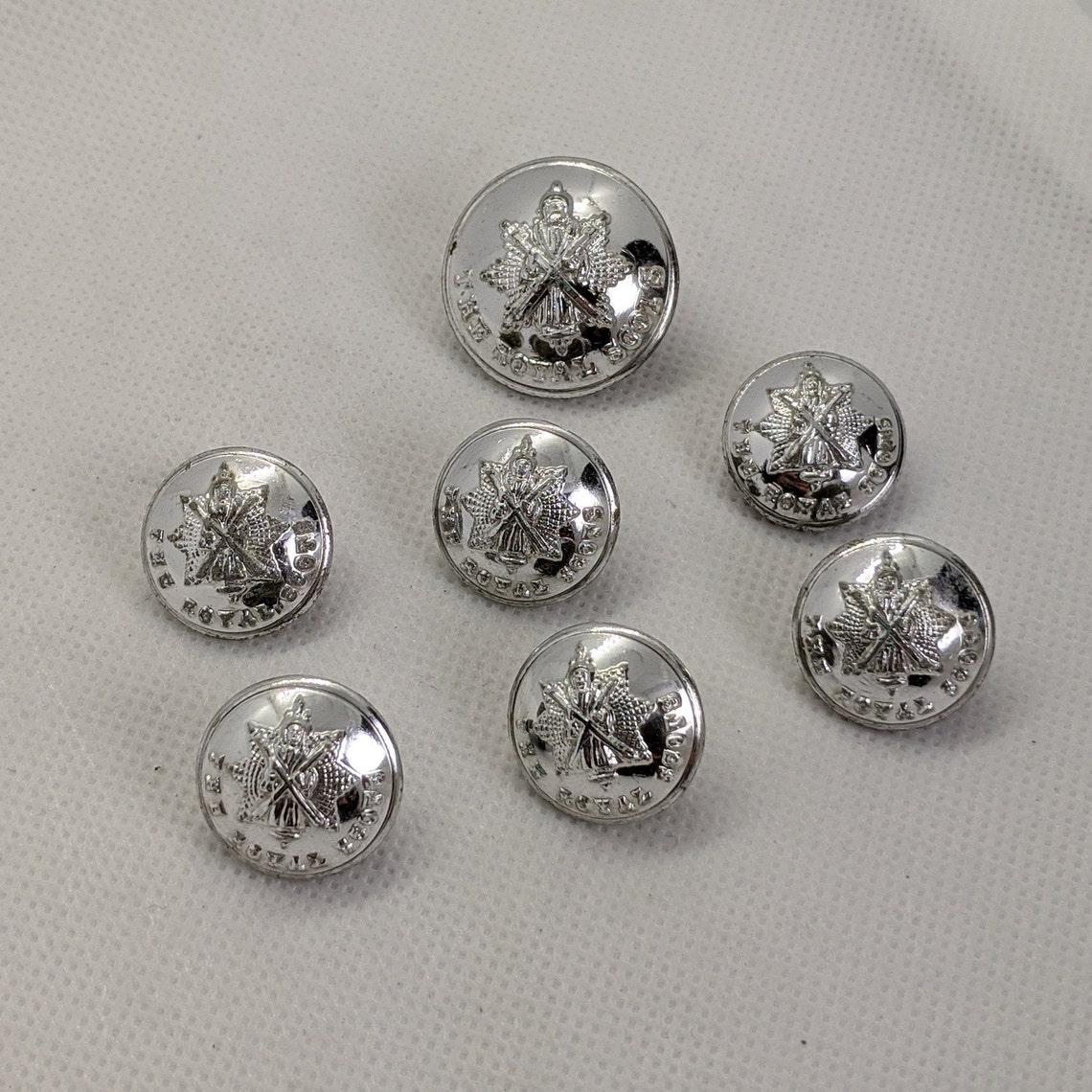 Vintage 1940s-1960s Royal Scots British Uniform Buttons - Etsy