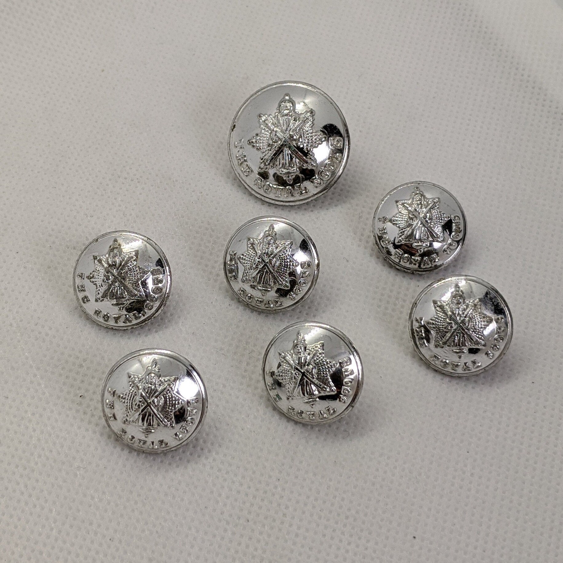Vintage 1940s-1960s Royal Scots British Uniform Buttons - Etsy