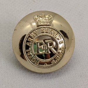 Vintage C1950s-1960s British Military Uniform Brass Buttons— Queen ...