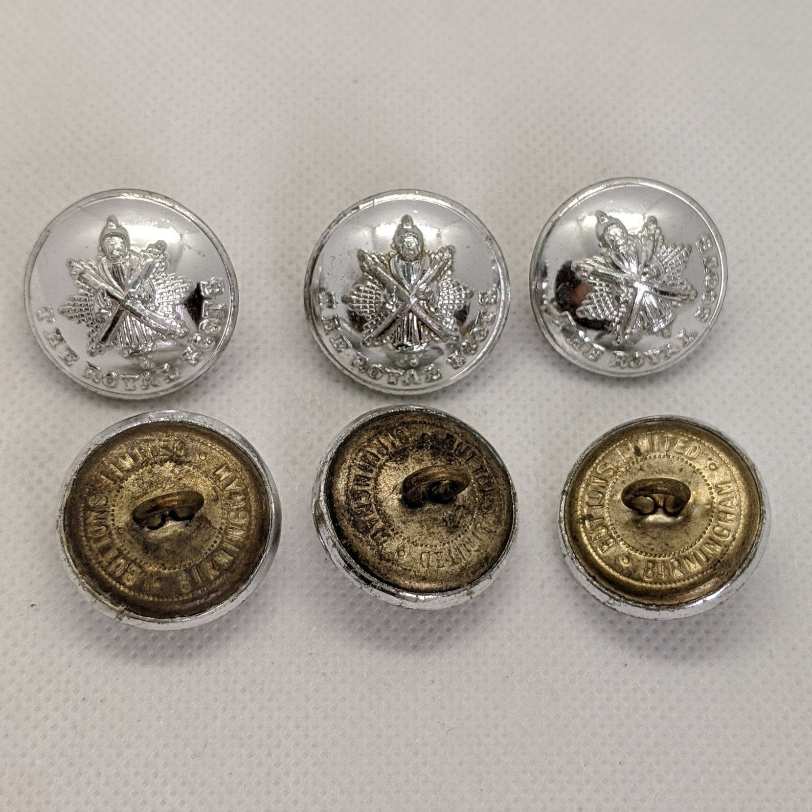 Vintage 1940s-1960s Royal Scots British Uniform Buttons - Etsy