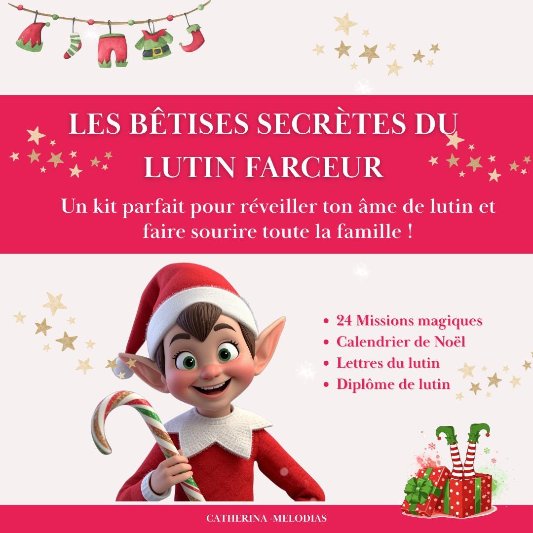 The Mischievous Elf's Secret Pranks – Digital Christmas Calendar (PDF ...