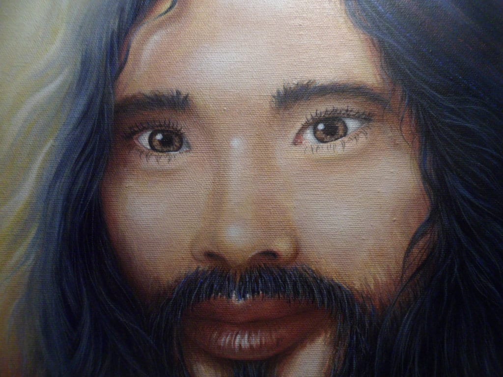 JESUS CHRIST ASIAN Print of Original Smjack S M Jack Painting | Etsy