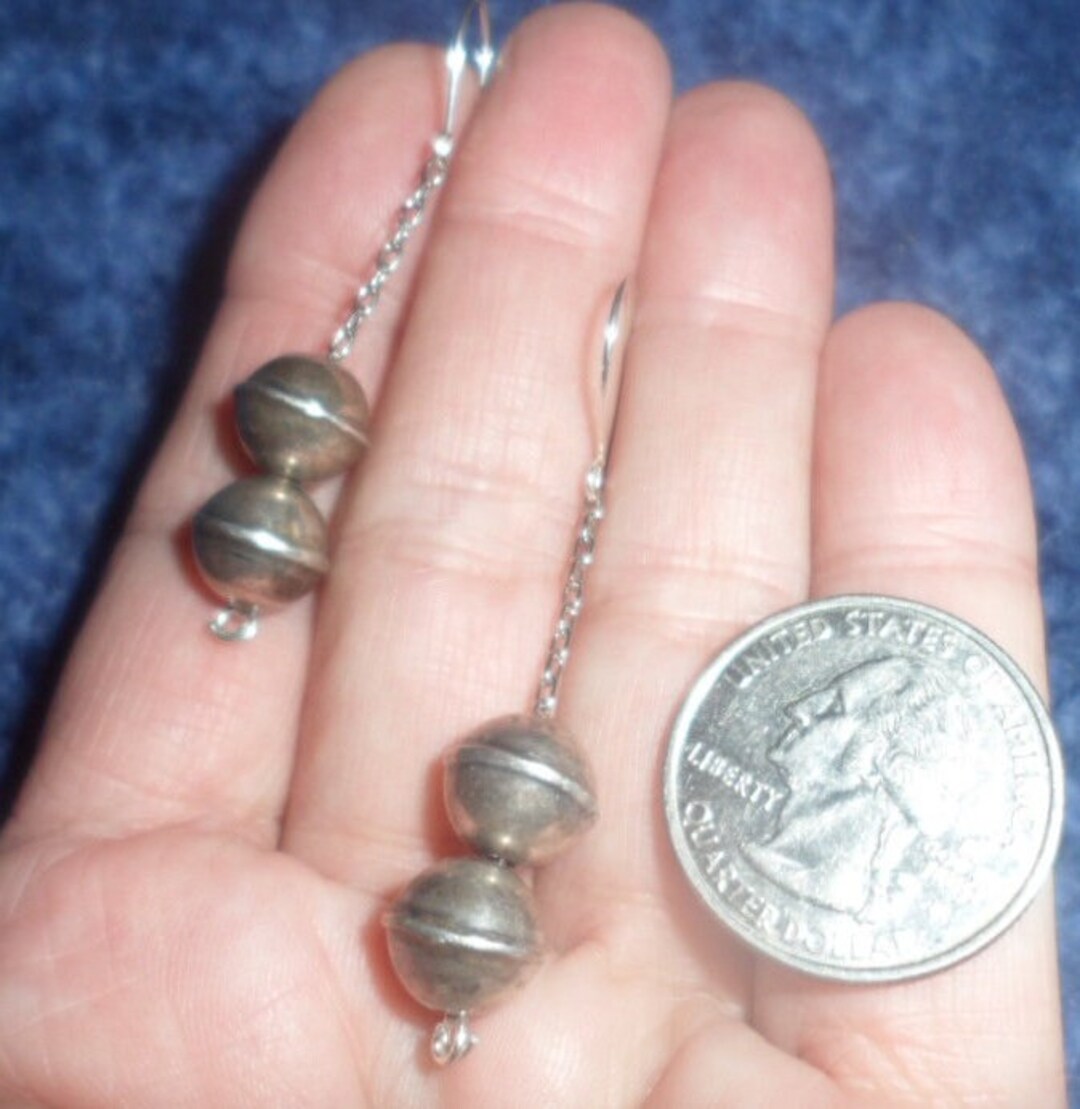 Old Handmade Beads VINTAGE NAVAJO PEARLS Native American Bench - Etsy