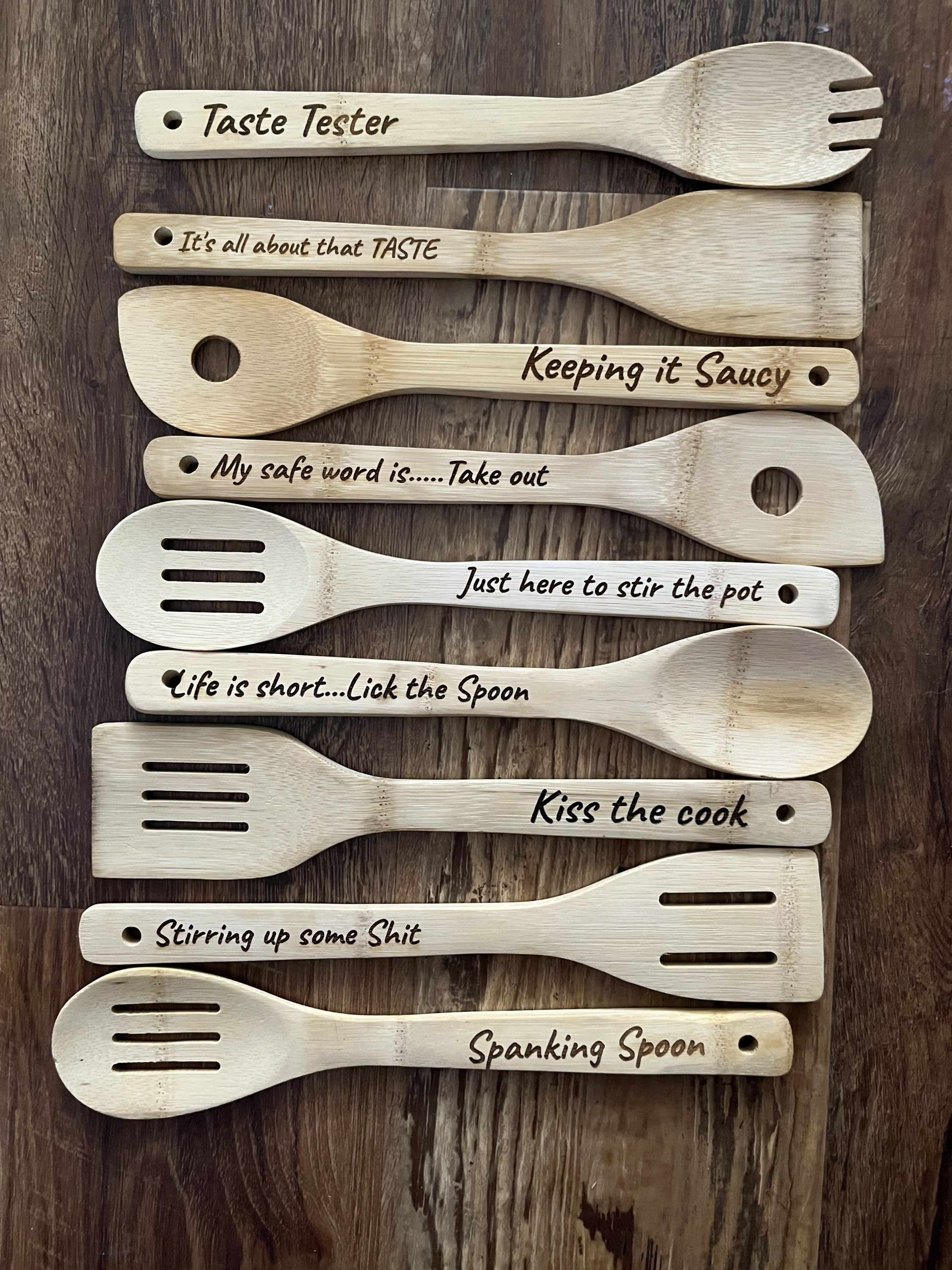 Engraved Kitchen Utensils - Etsy