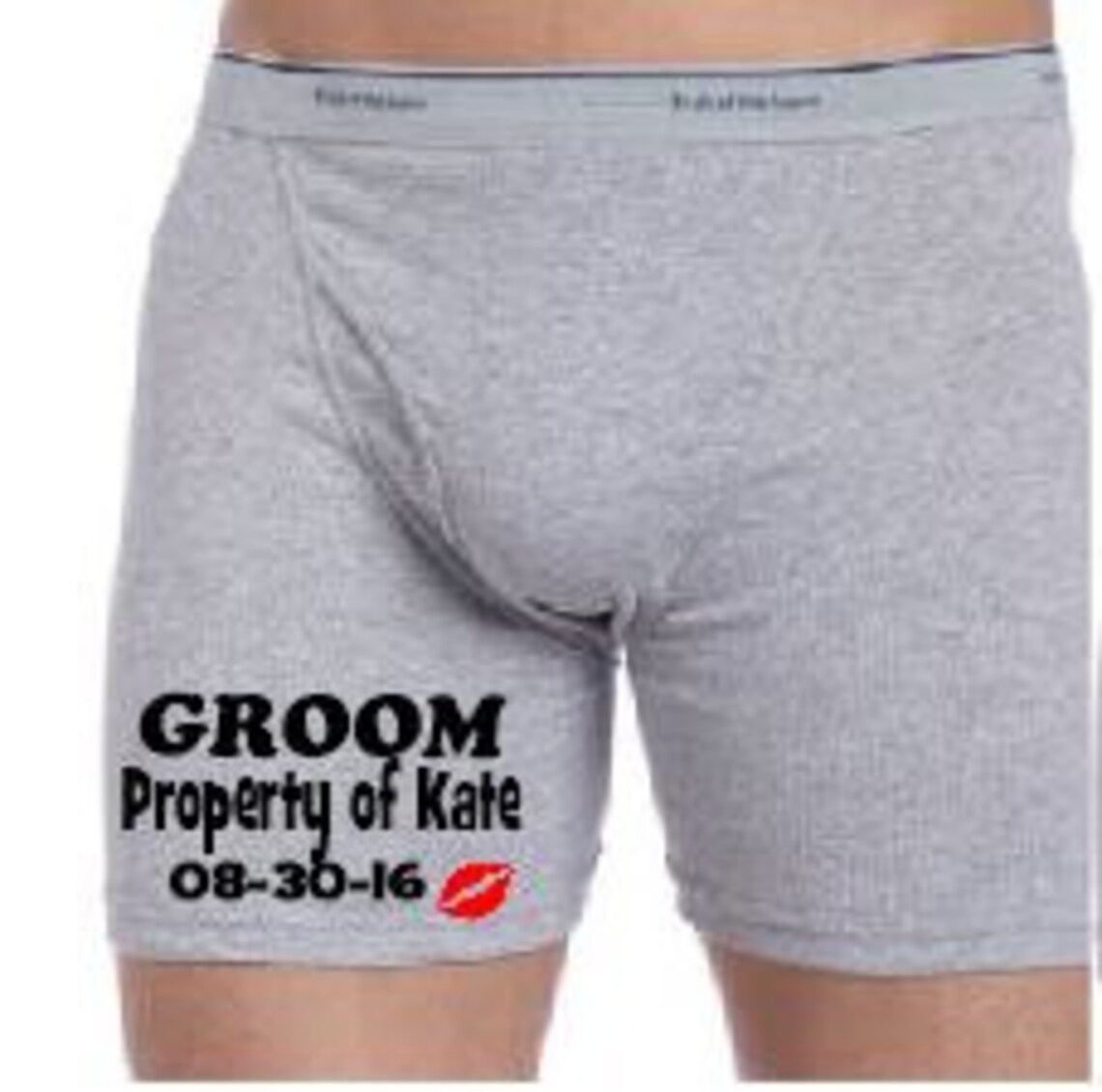 Personalized Groom Boxer Briefs - Etsy