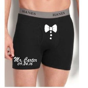 Groom Boxer Briefs Personalized Groom Boxer Briefs Groom Party Gifts ...