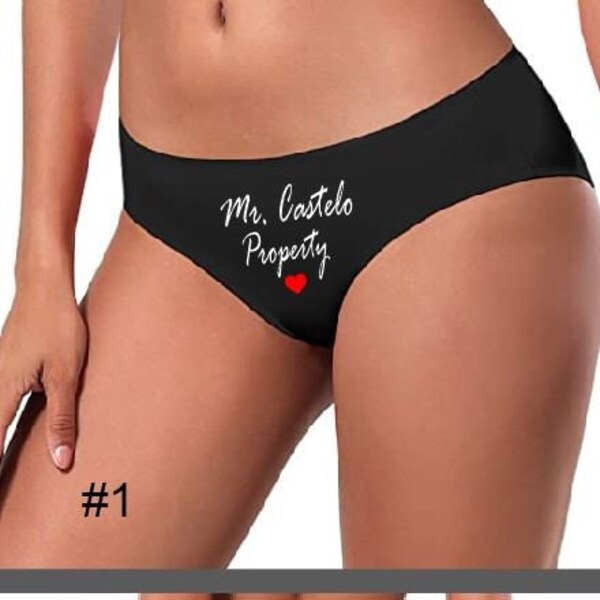 Sexy Monogrammed Panties Etsy