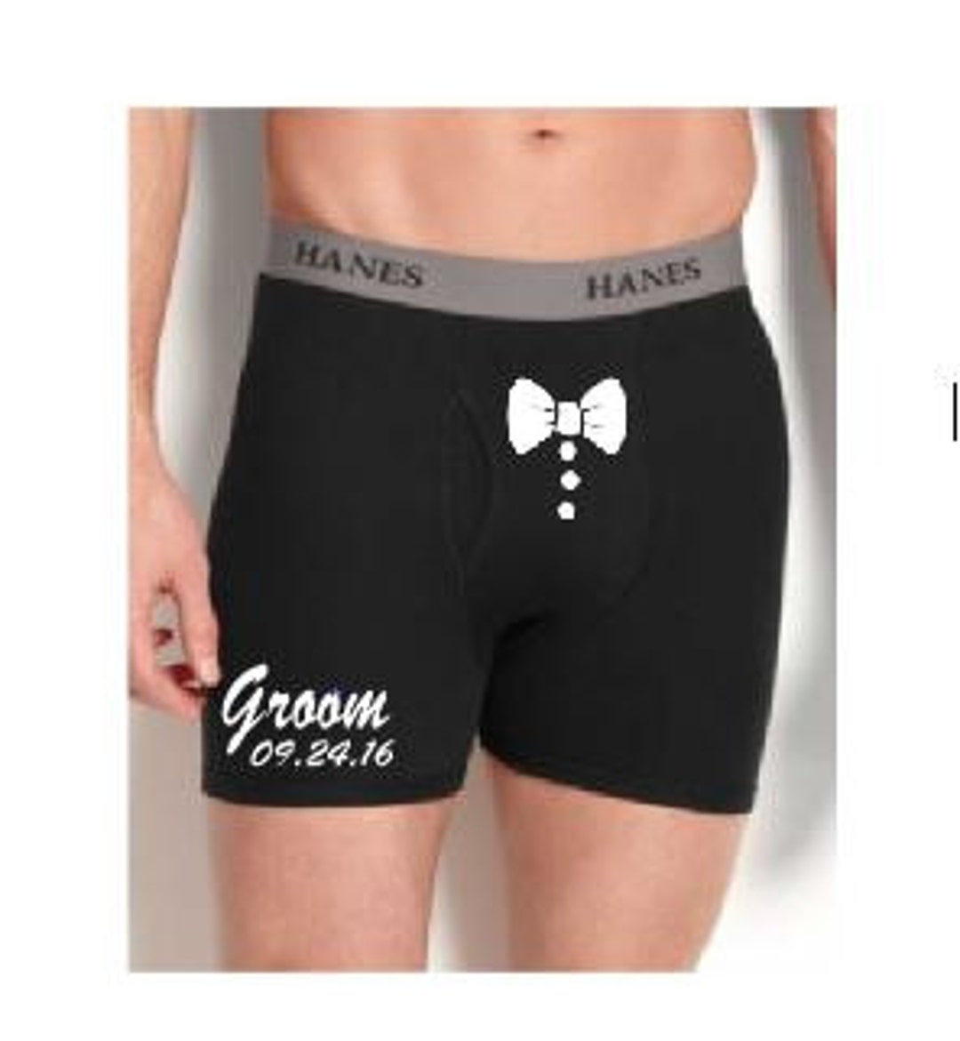 Groom Boxer Briefs Personalized Groom Boxer Briefs Groom Party Gifts ...