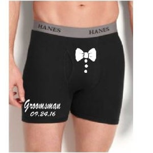 Groom Boxer Briefs Personalized Groom Boxer Briefs Groom Party Gifts ...