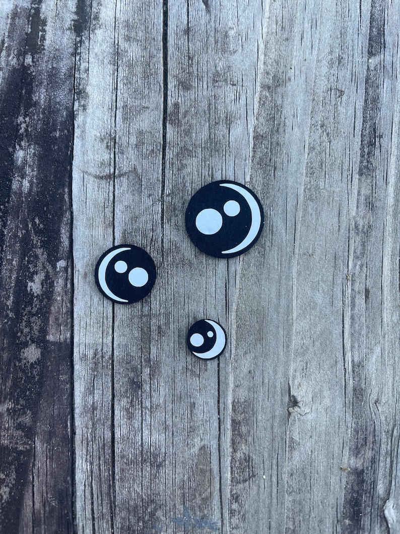 Basic Eyes, Basic Felt Eyes, Kawaii Eyes, Felt Eyes - Etsy
