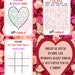 EDITABLE Printable Mini Game Valentine's Day Cards, Classroom Valentine ...