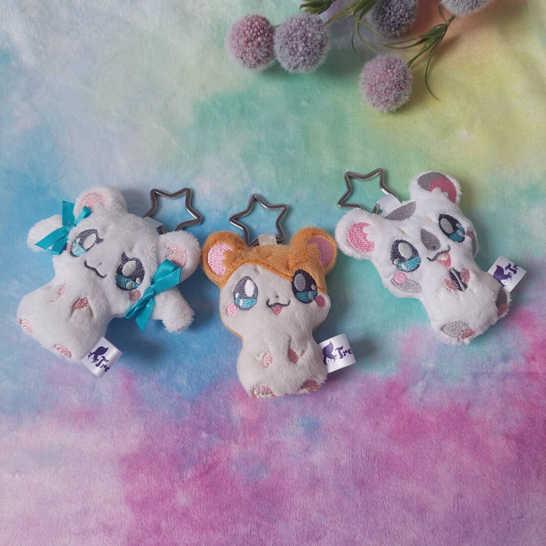 Hamster Chibi Character Keychain - Etsy