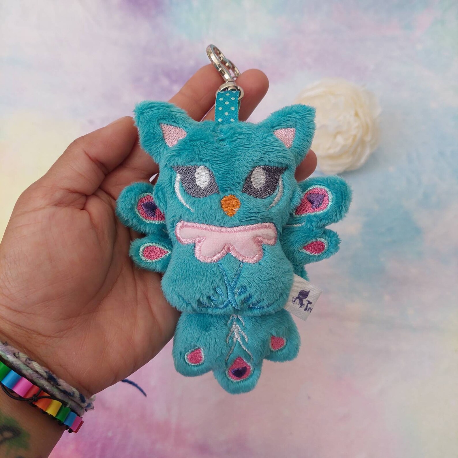 Peacock Griffin Cute Keychain - Etsy