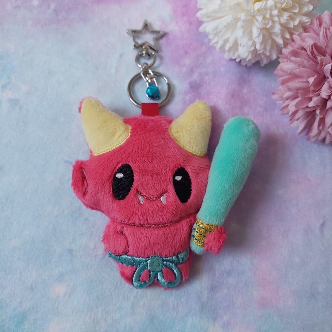 Oni Yokai Kawaii Keychain - Etsy