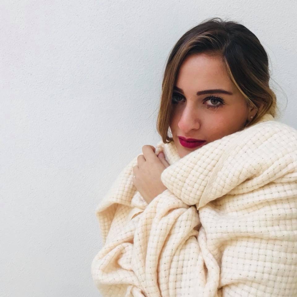 Luxury Cashmere Blanket in Undyed Beige Color. Chunky Sofa Throw for ...