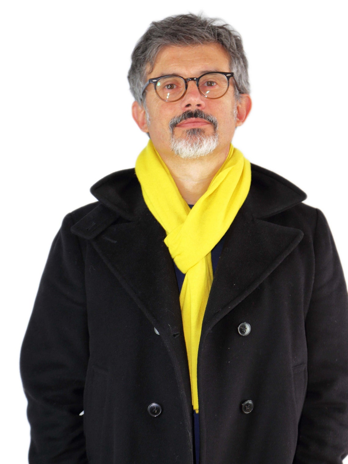 Mens Cashmere Scarf Yellow Exclusive Gift for Him. Long - Etsy