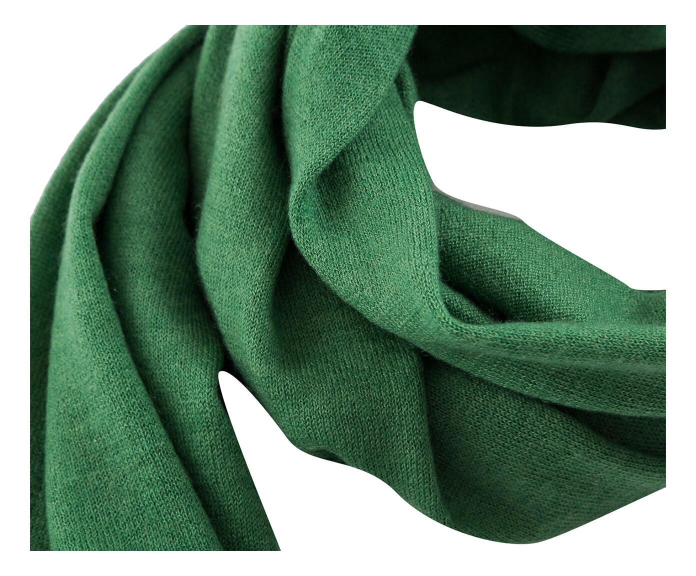 Green Blanket Shawl in Luxury Cashmere, Hand Knitted in Nepal. Large ...