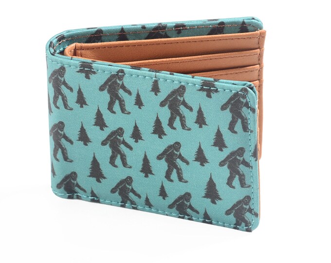 Bigfoot Wallet/bifold Wallet/ Bigfoot Gifts - Etsy