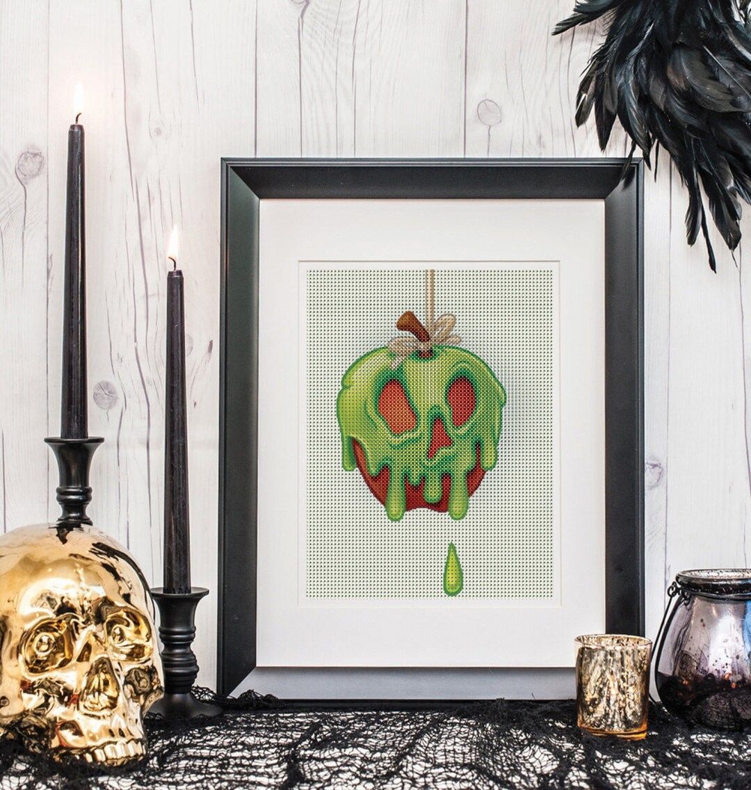 Poison Apple Cross Stitch Pattern - Etsy