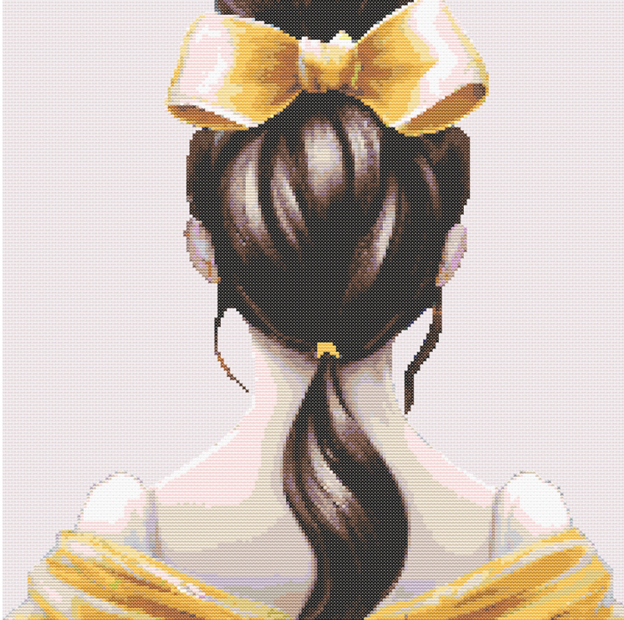 Princess Cross Stitch Pattern Princess Belle Counted Cross - Etsy