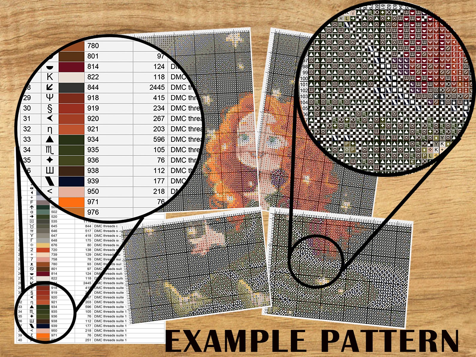 Princess Merida Counted Cross Stitch Pattern PDF Pattern - Etsy