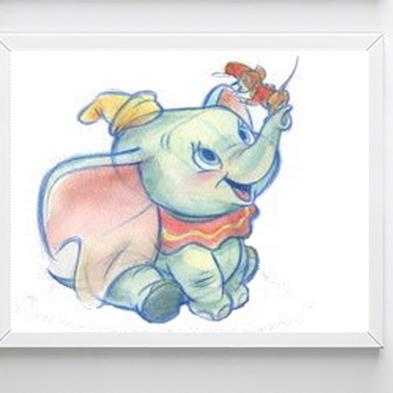 Dumbo Cross Stitch Pattern - Etsy