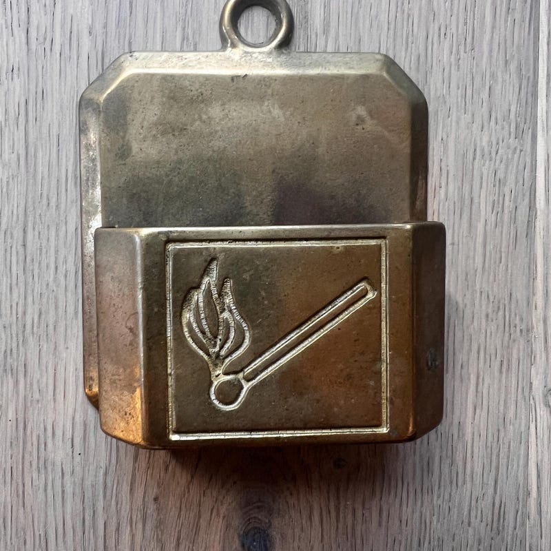 Brass Match Safe - Etsy