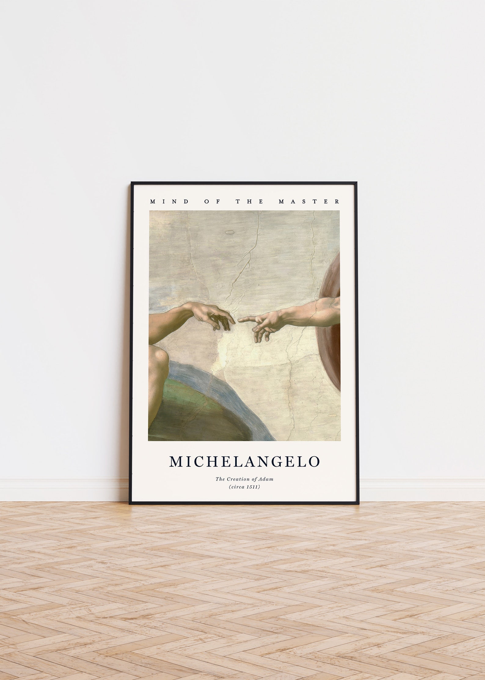 Michelangelo Art Print , Berggruen Cie, Michelangelo Poster, Colorful ...