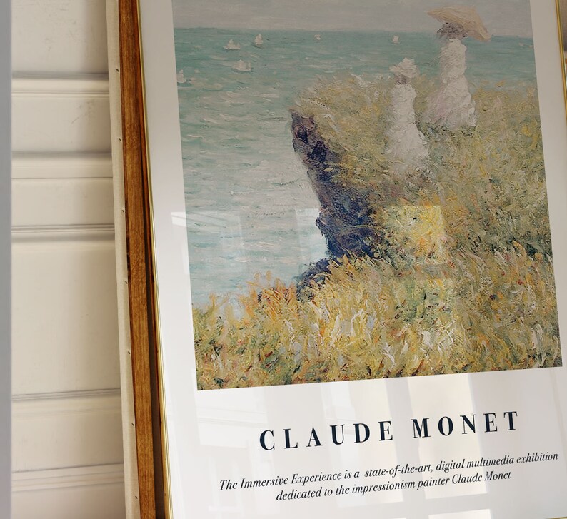 Claude Monet Art Print: Berggruen Exhibition Poster (digital Download ...