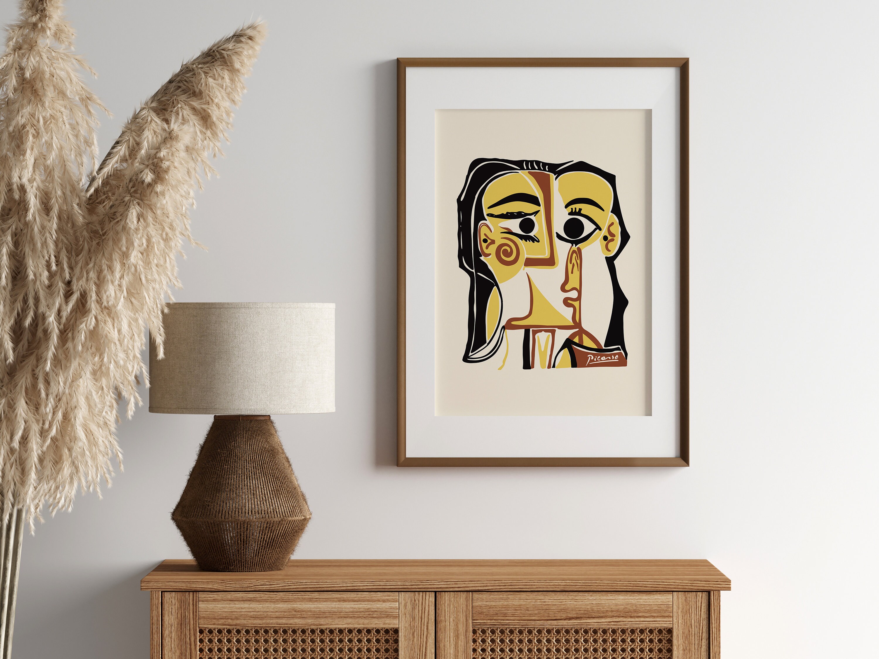 Pablo Picasso Art Print , Muted Tonal Print, Soft Tonal Wall Art ...