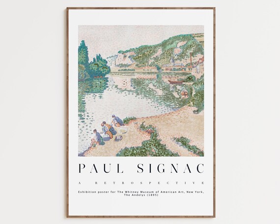 Paul Signac Art Print Art Poster Abstract Poster Colorful - Etsy