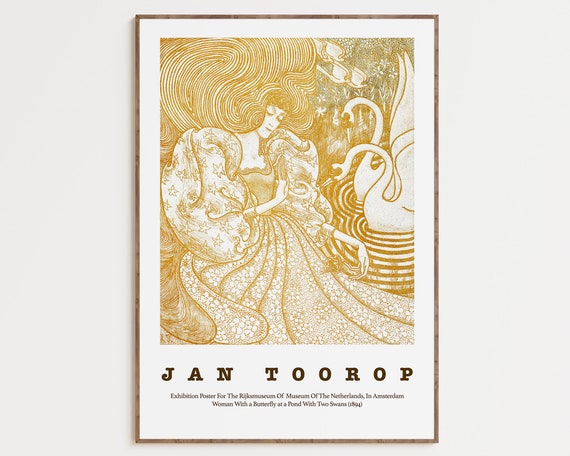 Jan Toorop Art Print Art Poster Abstract Poster Colorful - Etsy