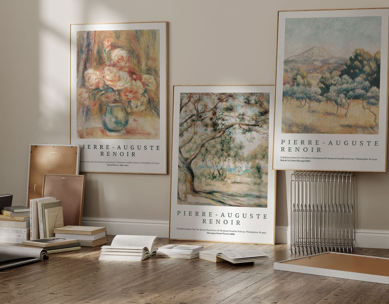 Pierre Auguste Renoir Set of 3, Nature Poster, Gallery Wall Set ...