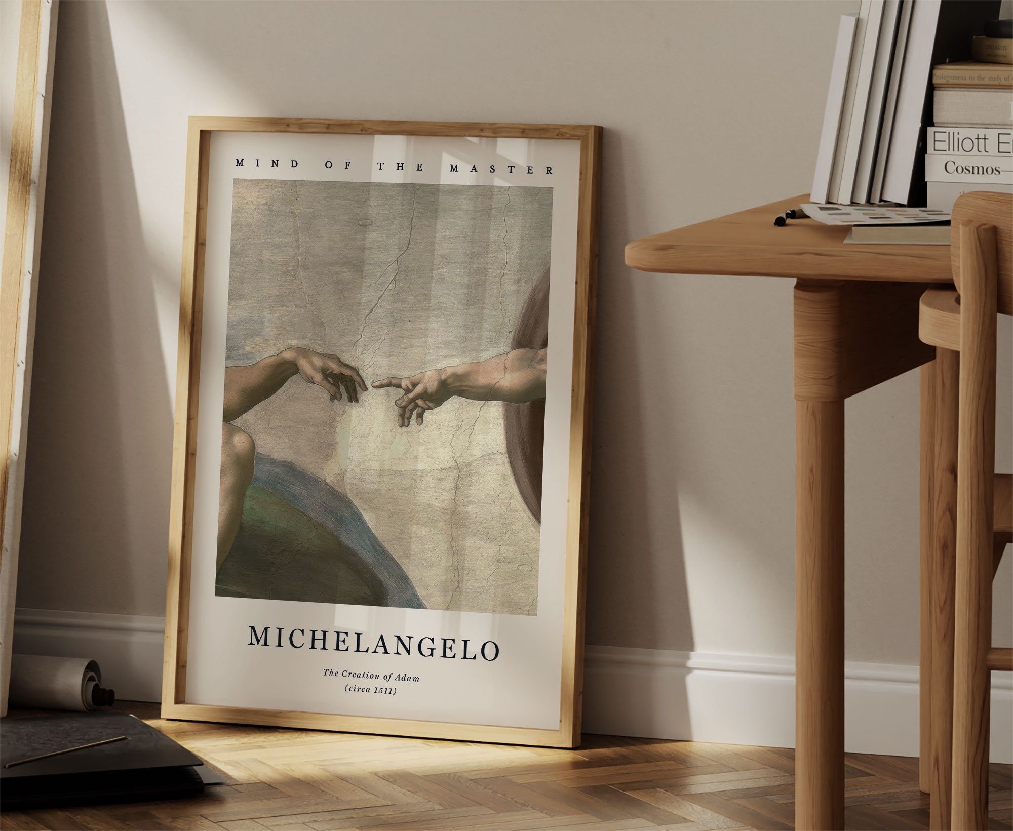 Michelangelo Art Print , Berggruen Cie, Michelangelo Poster, Colorful ...