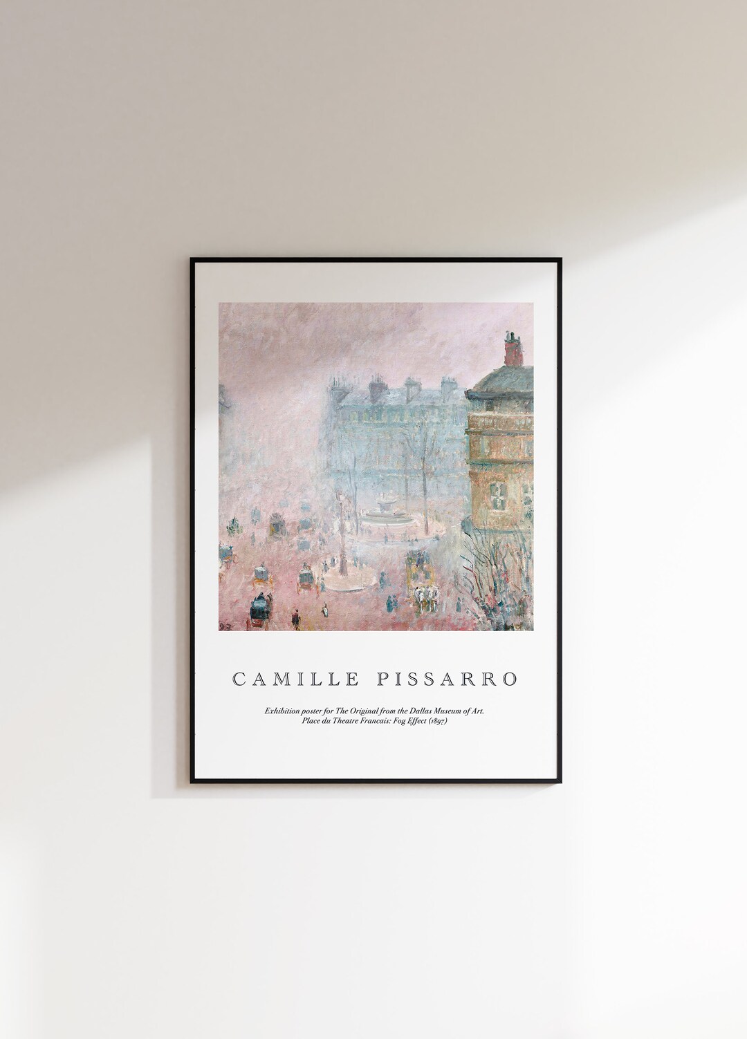 Camille Pissarro Art Print , Art Poster, Abstract Poster, Colorful ...