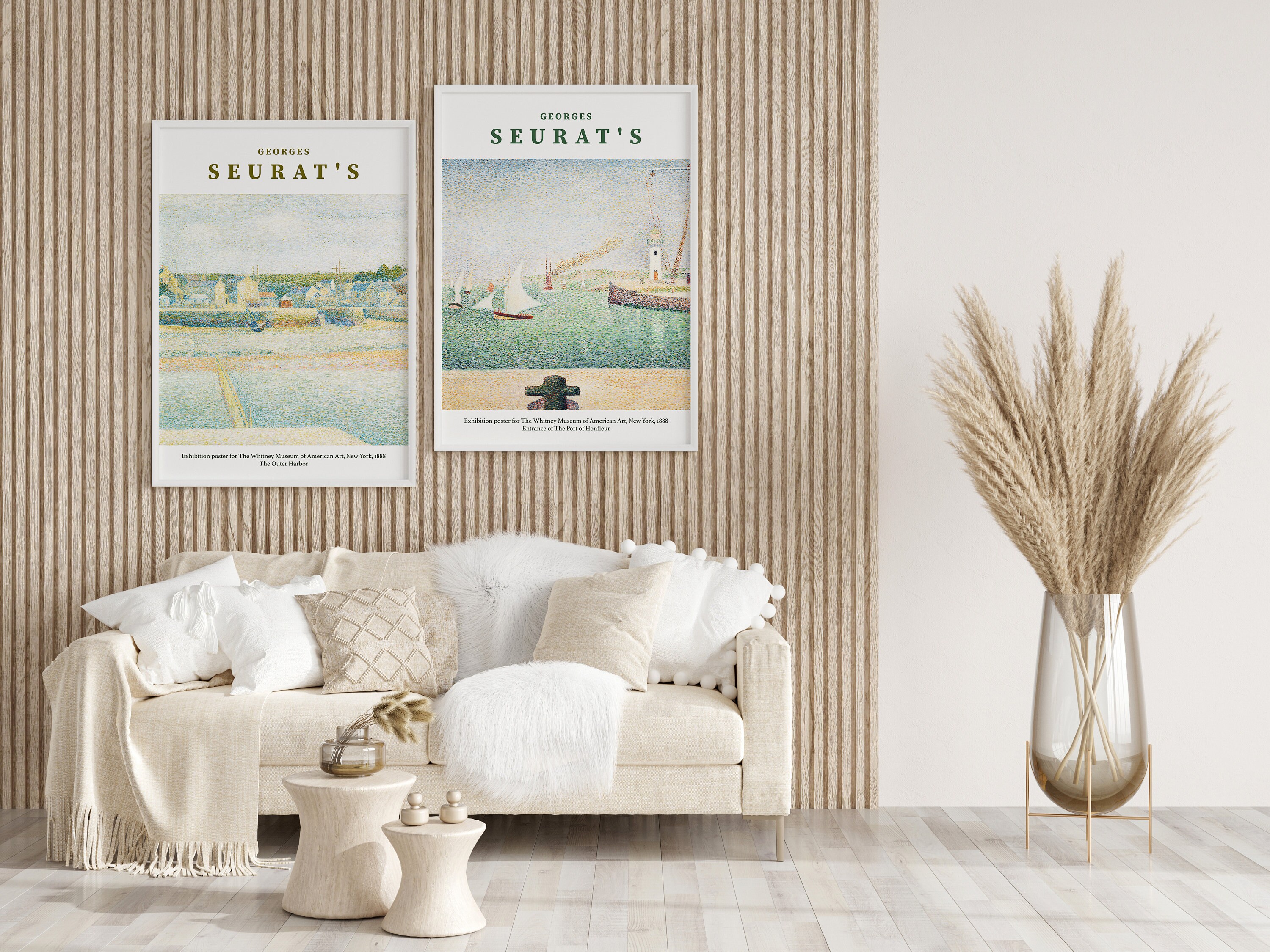 Georges Seurat Art Set of 2, Seurat Print, Vintage Poster, Nature Art ...