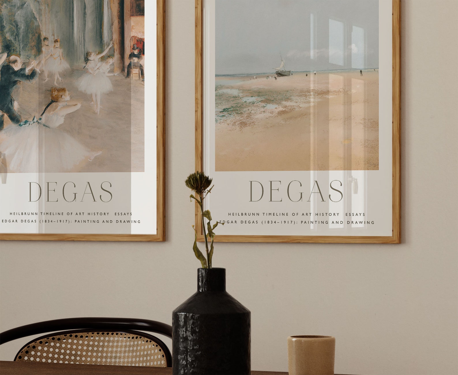 Edgar Degas Art Set of 2, Degas Print, Monet Poster, Nature Art ...