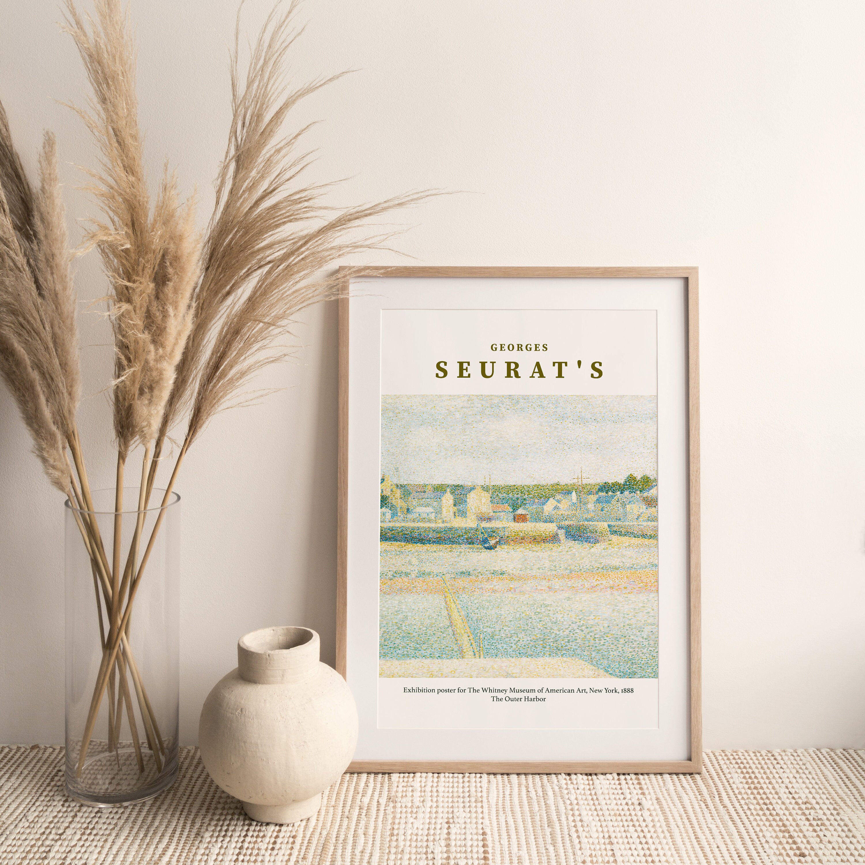 Georges Seurat Art Print , Art Poster, Abstract Poster, Colorful Print ...