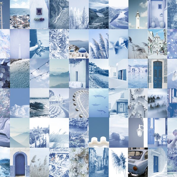 Collage Kit Blue - Etsy