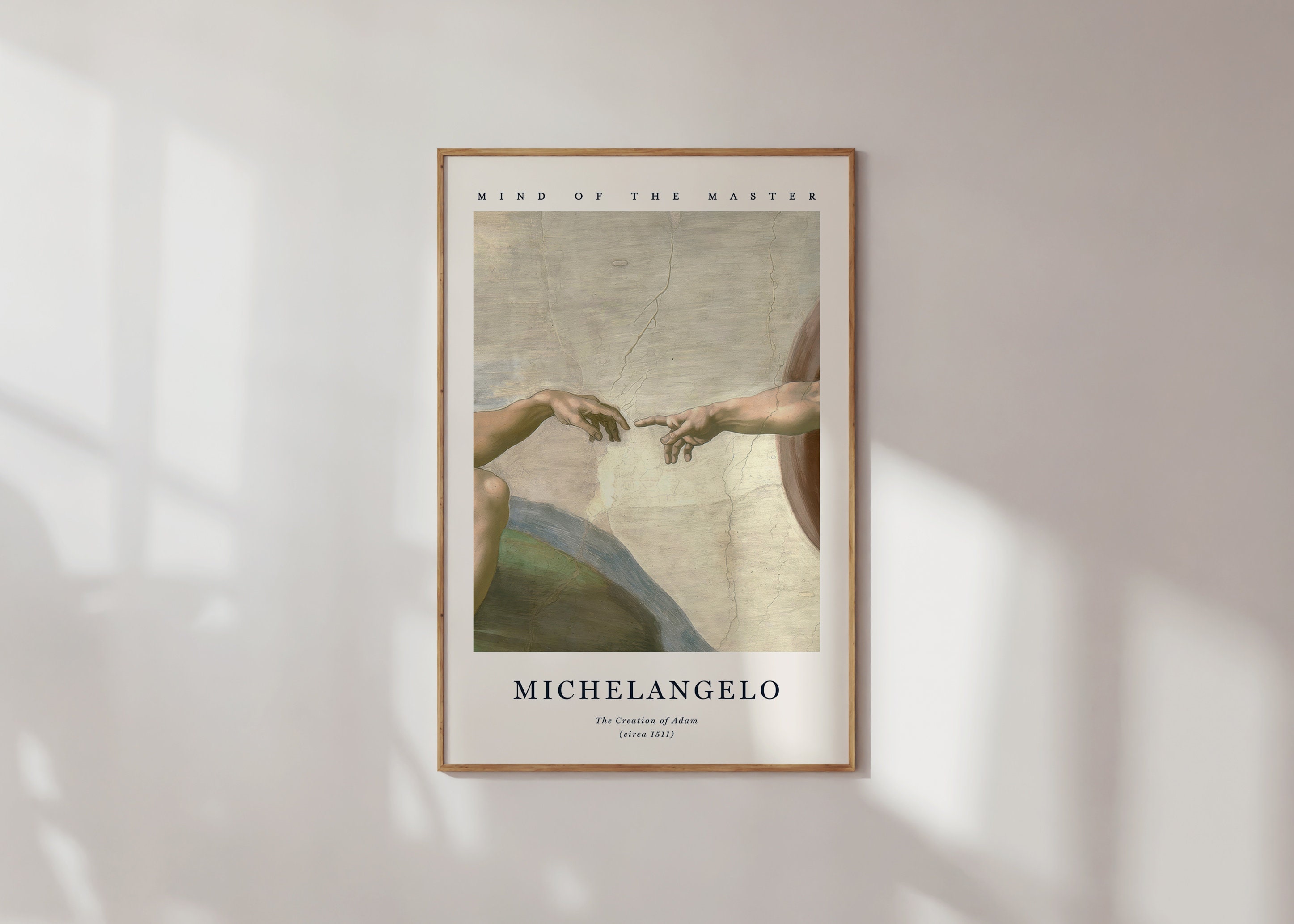 Michelangelo Art Print , Berggruen Cie, Michelangelo Poster, Colorful ...