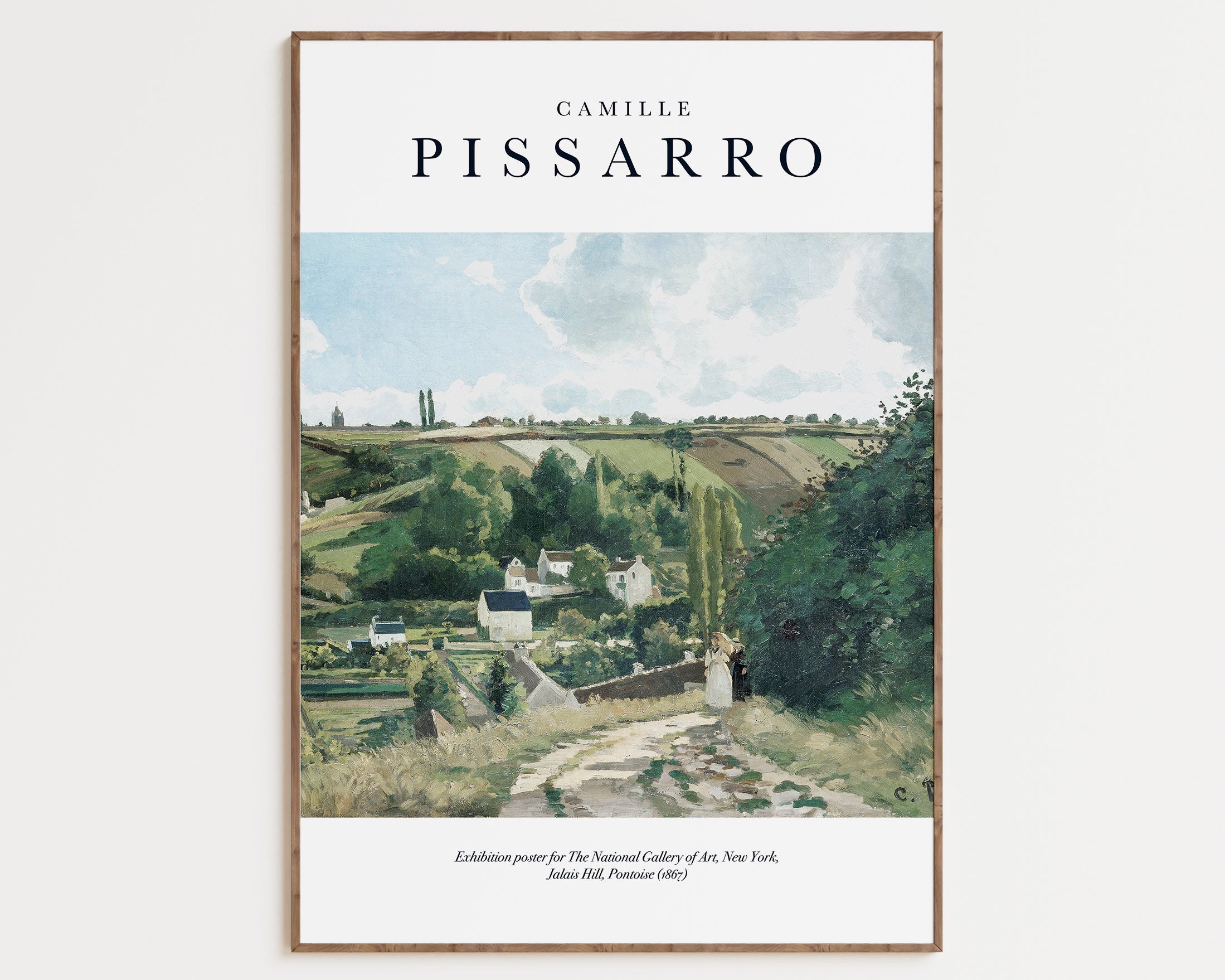 Camille Pissarro Art Exhibition Poster: Colorful Abstract Print ...