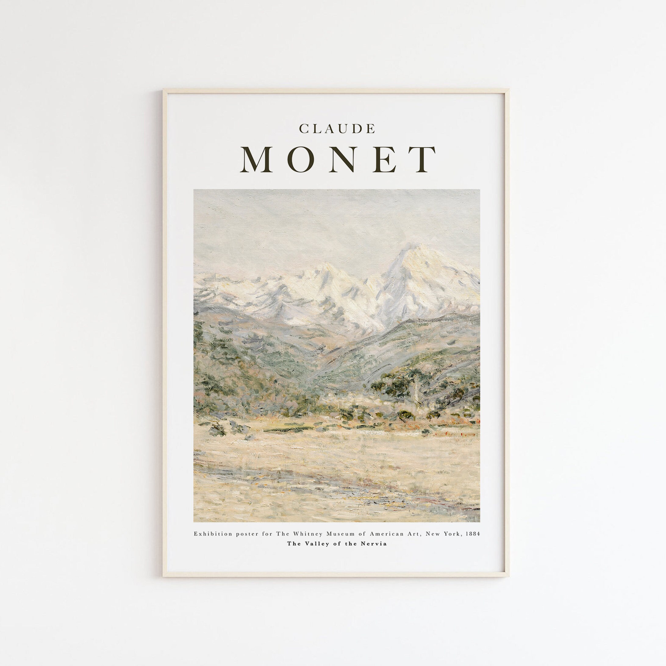 Claude Monet Art Print , Berggruen Cie, Monet Poster, Colorful Print ...