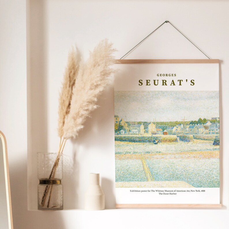 Georges Seurat Art Print , Art Poster, Abstract Poster, Colorful Print ...