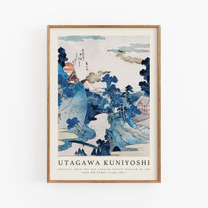 Blue Gallery Wall Print Set of 14, Navy Blue Bundle Artists Art, Claude ...